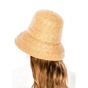 QUEENS INC | Accessories | New Queens Inc Fanny Wheat Straw Bucket Hat ...